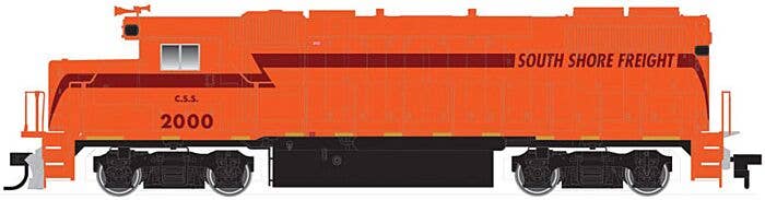 Atlas Trnm - EMD GP38-2 - Sound and DCC - Gold - South Shore Freight 2004 (orange, maroon ...