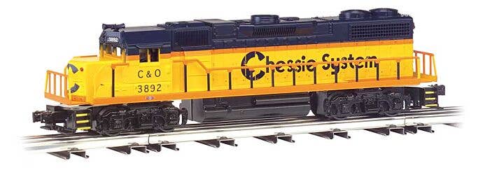 Bachmann - EMD GP38 - Conventional 3-Rail w/Horn & Bell - Williams(TM) - Chessie System - 160-21205