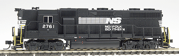 Atlas - EMD GP38 High Nose, Dynamic Brakes - Standard DC - Norfolk Southern #2761 (black, white ...