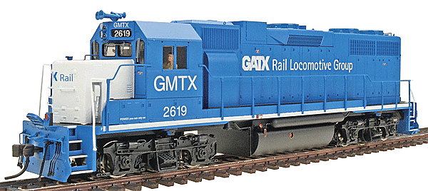 Atlas - EMD GP38 Late Version w/Low Nose - Standard DC - GMTX #2619 (GATX Rail Locomotive Group ...