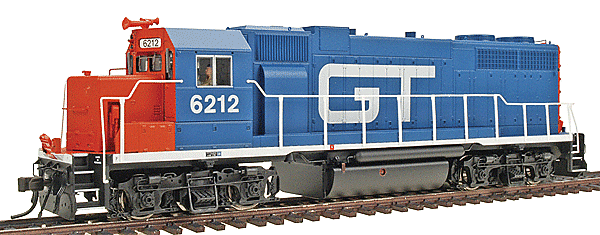 Atlas - EMD GP38 Late Version w/Low Nose - Standard DC - Grand Trunk #6212 (blue, red) - 150-9761
