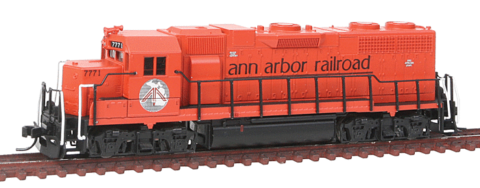 Atlas - EMD GP38 Low-Nose w/Dynamic Brakes - Standard DC - Master(R) - Ann Arbor #7771 (orange ...