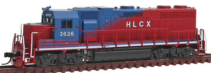 Atlas - EMD GP38 Low-Nose w/Dynamic Brakes - Standard DC - Master(R) - Helm Leasing HLCX #3626 ...