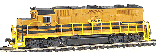 Atlas - EMD GP38 Low Nose, Dynamic Brakes - Standard DC - Buffalo & Pittsburgh #2000 (orange ...