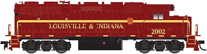 Atlas - EMD GP38 Low Nose Early Version w/Sound & DCC - Master(R) Gold - Louisville & Indiana ...