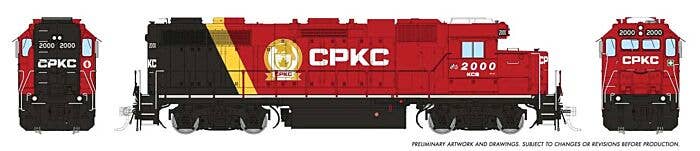 Rapido - EMD GP38 Low Nose - Sound and DCC - Canadian Pacific Kansas City CPKC #2000 (red, black ...