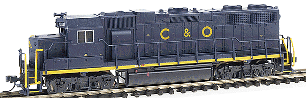 Atlas - EMD GP38 Low Nose - Standard DC - Chesapeake & Ohio - Painted (blue, yellow); No Unit ...