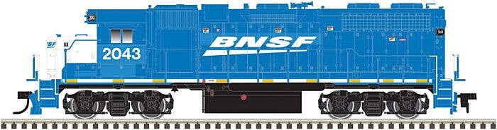 Atlas - EMD GP38 Low Nose - Standard DC - Master(R) Silver - BNSF #2043 - 150-10002359