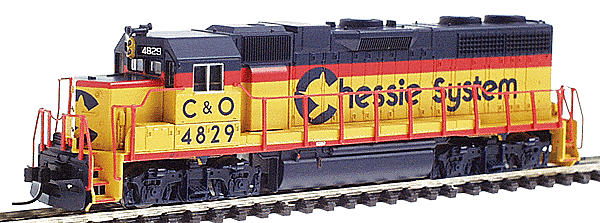 Atlas - EMD GP38 Low Nose w/DCC - Chessie System/Baltimore & Ohio #4829 (blue, yellow ...