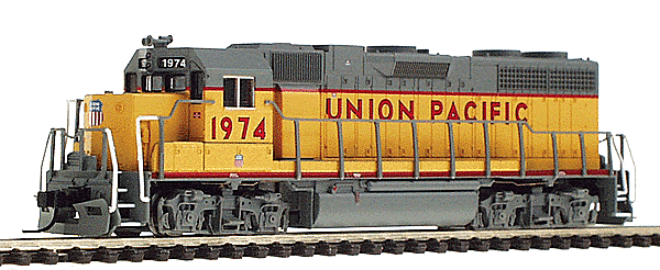Atlas - EMD GP38 Low Nose w/DCC - Union Pacific #1974 (yellow, gray) - 150-49835