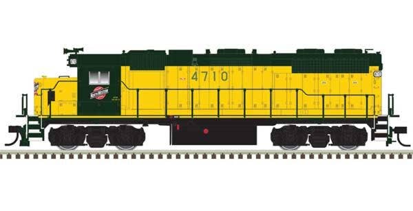 Atlas - EMD GP38 Low Nose w/Ditch Lights - Standard DC - Master(R) Silver - Chicago & North ...