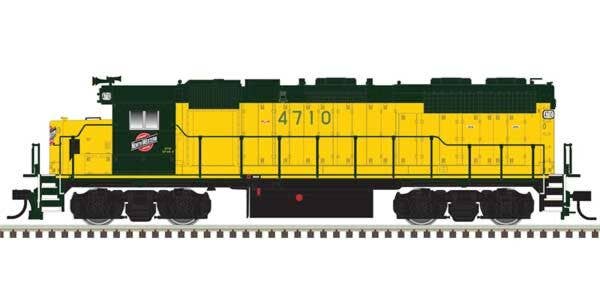 Atlas - EMD GP38 Low Nose w/Ditch Lights - Standard DC - Master(R) Silver - Chicago & North ...