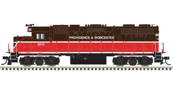 Atlas - EMD GP38 Low Nose w/Ditch Lights - Standard DC - Master(R) Silver - Providence ...