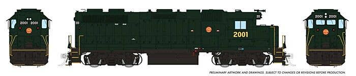Rapido - EMD GP38 Low Nose w/Extended Cab - Standard DC - Pennsylvania ...