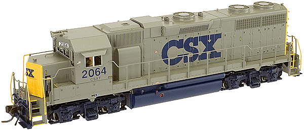 Atlas - EMD GP38 w/Sound & DCC - Master(R) Gold - CSX "G" #2064 (gray, blue) Low Nose - 150-10000158