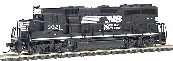 Atlas - EMD GP40-2 Low Hood, Dynamic Brakes - Standard DC - Master(R) - Norfolk Southern #3021 ...