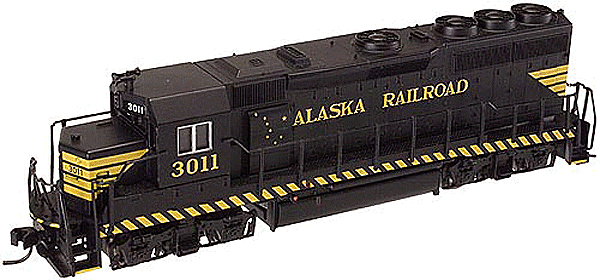 Atlas - EMD GP40-2 Low Hood, Dynamic Brakes - Standard DC - Master(R) - Alaska Railroad #3011 ...