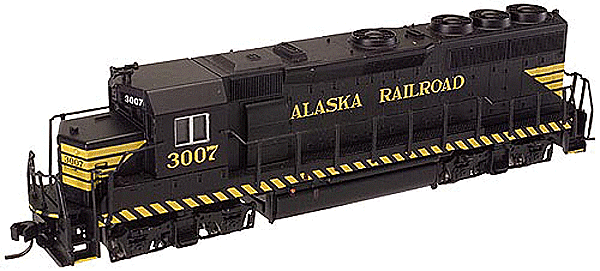 Atlas - EMD GP40-2 Low Hood, Dynamic Brakes - Standard DC - Master(R) - Alaska Railroad #3007 ...