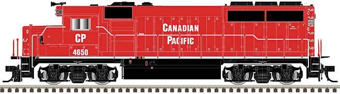Atlas - EMD GP40-2 No Dynamic Brakes - Standard DC - Master Silver(R) - Canadian Pacific 4650 ...