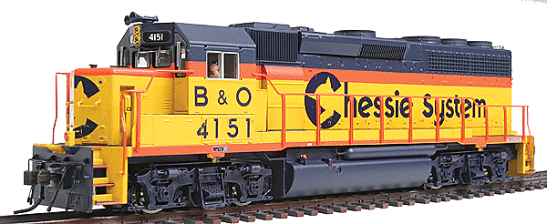Atlas - EMD GP40-2 Phase I - Standard DC - Master(R) Silver - Chessie System (B&O) #4151 - 150 ...