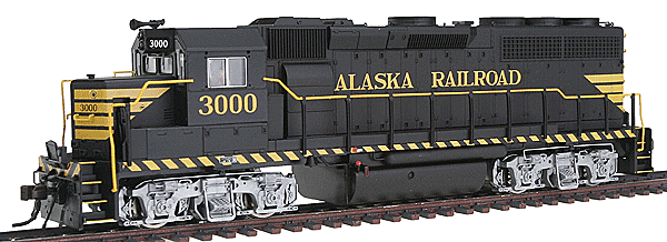 Atlas - EMD GP40-2 Phase I - Standard DC - Master(R) Silver - Alaska Railroad #3000 - 150-10000349
