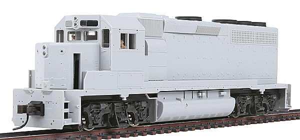 Atlas - EMD GP40-2 Phase I - Standard DC - Master(R) Silver - Undecorated with Nose Graylight ...