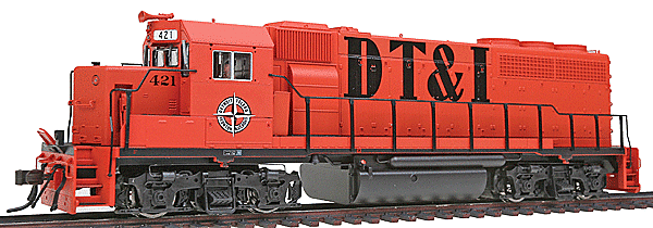 Atlas - EMD GP40-2 Phase I - Standard DC - Master(R) Silver - Detroit, Toledo & Ironton, Without ...