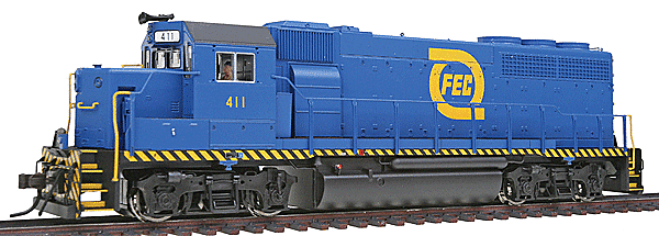 Atlas - EMD GP40-2 Phase I - Standard DC - Master(R) Silver - Florida East Coast #411, Without ...