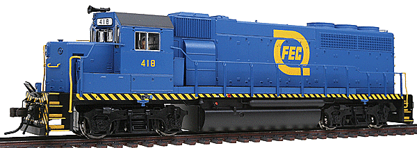 Atlas - EMD GP40-2 Phase I - Standard DC - Master(R) Silver - Florida East Coast #418, Without ...