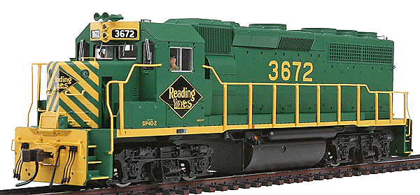 Atlas - EMD GP40-2 Phase I - Standard DC - Master(R) Silver - Reading #3672 - 150-10000395