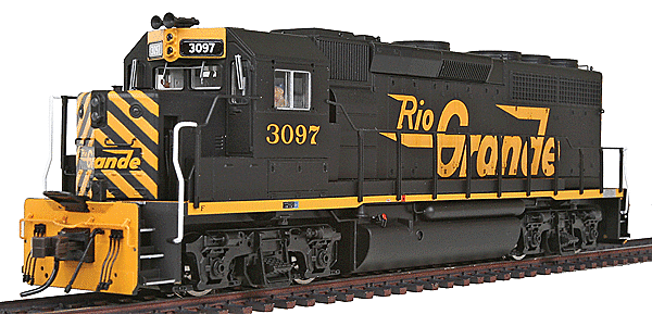 Atlas - EMD GP40-2 Phase I - Standard DC - Master(R) Silver - Denver & Rio Grande Western #3097 ...