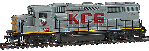 Atlas - EMD GP40-2 Phase II Low Nose w/Sound & DCC - Master(R) Gold - Kansas City Southern #4822 ...