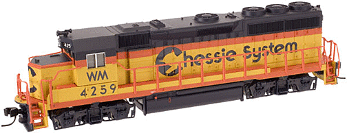 Atlas - EMD GP40-2 - Standard DC - Master(R) - Chessie System (WM) #4259 w/Dynamic Brakes - 150 ...