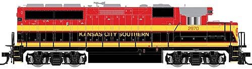 Atlas - EMD GP40-2 - Standard DC - Master(R) Silver - Kansas City Southern #2975 (gray, yellow ...