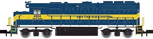 Atlas - EMD GP40-2 w/Dynamic Brakes - Standard DC - Master(R) - Iowa, Chicago & Eastern #4202 ...