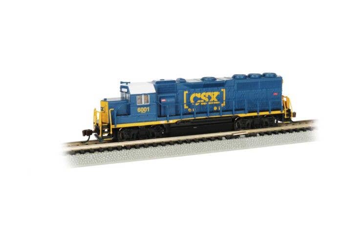 Bachmann - EMD GP40 - Econami Sound and DCC - Spectrum(R) - CSX Transportation #6001 (blue ...