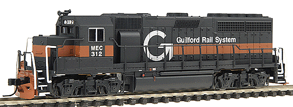 Atlas - EMD GP40 Low Hood, Dynamic Brakes - Standard DC - Master(R) - Guilford - Maine Central ...