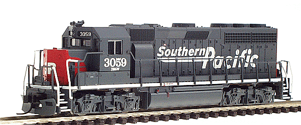 Atlas - EMD GP40 Low Hood - Standard DC - Master(R) - Southern Pacific w/DRGW Sublettering #3059 ...