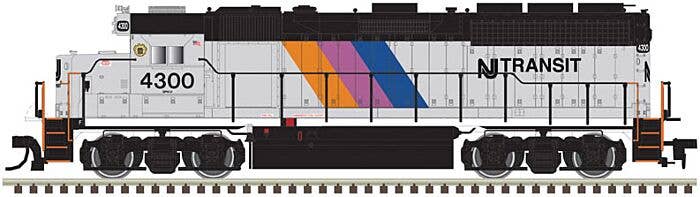 Atlas - EMD GP40 Low Nose - LokSound and DCC - Master(R) Gold - NJ Transit 4302 (silver, black ...