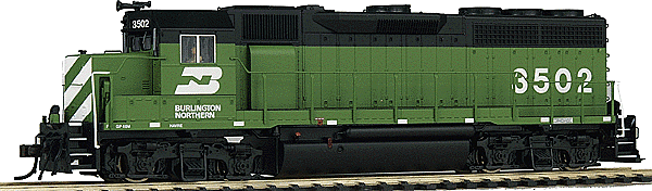 Atlas - EMD GP40 Low Nose - Standard DC - Burlington Northern #3502 (green, black, white) - 150-9704