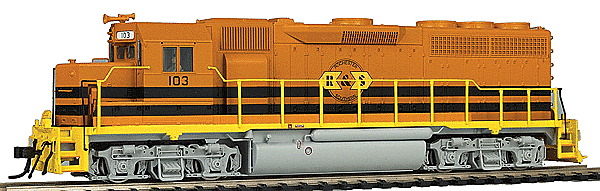 Atlas - EMD GP40 Low Nose - Standard DC - Rochester & Southern #103 (orange, black) - 150-9720