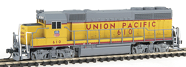 Atlas - EMD GP40 Low Nose - Standard DC - Master(R) - Union Pacific #610 (yellow, gray, red ...