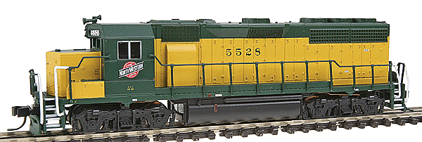 Atlas - EMD GP40 Low Nose - Standard DC - Master(R) - Chicago & North Western #5528 (yellow ...
