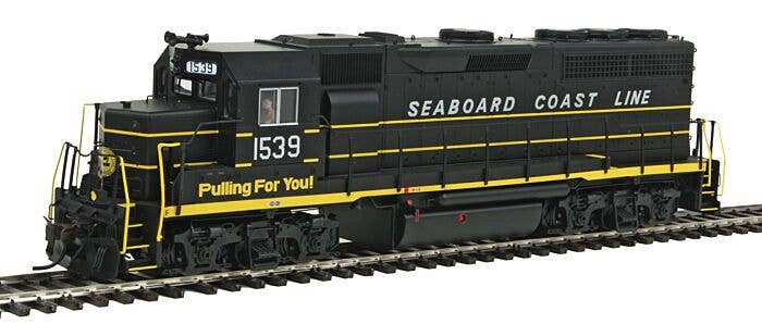Atlas - EMD GP40 Low Nose - Standard DC - Master(R) Silver - Seaboard Coast Line #1539 (black ...