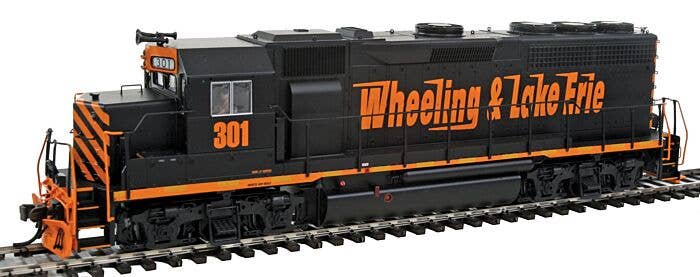 Atlas - EMD GP40 Low Nose - Standard DC - Master(R) Silver - Wheeling & Lake Erie #301 (black ...