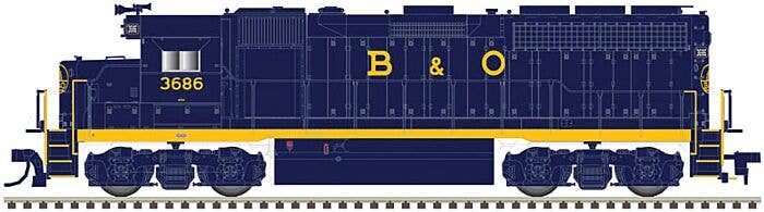 Atlas - EMD GP40 Low Nose - Standard DC - Master(R) Silver - Baltimore ...