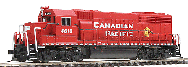 Atlas - EMD GP40 Low Nose w/DCC - Master(R) - Canadian Pacific #4616 (Golden Beaver, red, white ...