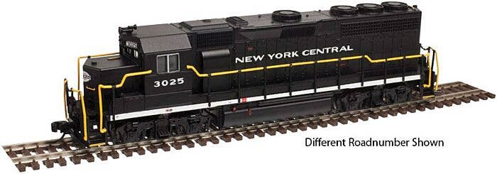 Atlas - EMD GP40 Low Nose w/Dynamic Brakes - Standard DC - New York Central #3042 (black, white ...