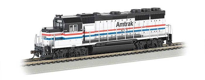 Bachmann - EMD GP40 - Standard DC - Amtrak #651 (Phase III, silver, equal red, white, blue ...