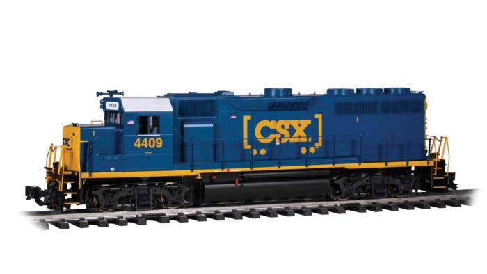 Bachmann - EMD GP40 - Standard DC - CSX #4409 (blue, yellow, Boxcar Logo) - 160-91901